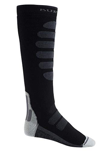 Burton Men's Performance + Midweight Compression Socks, True Black, S