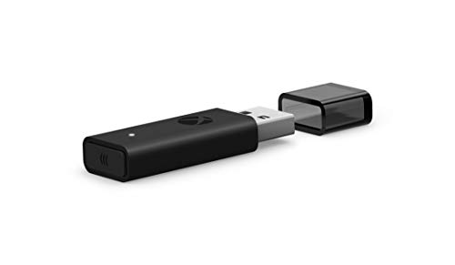 Microsoft Xbox Wireless Adapter for Windows 10 - Play Games Using Xbox Wireless Controller - Wireless Stereo Sound Support - Connects up to 8 Controllers at Once