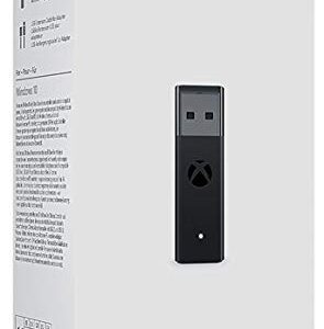 Microsoft Xbox Wireless Adapter for Windows 10 - Play Games Using Xbox Wireless Controller - Wireless Stereo Sound Support - Connects up to 8 Controllers at Once