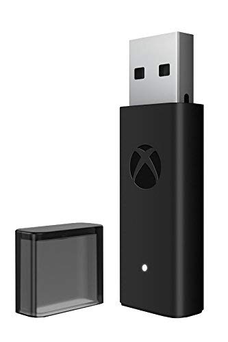 Microsoft Xbox Wireless Adapter for Windows 10 - Play Games Using Xbox Wireless Controller - Wireless Stereo Sound Support - Connects up to 8 Controllers at Once