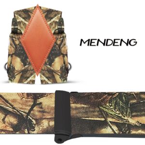 MENDENG Men's Camouflage Clip-End Suspenders 2" Strong Clips Heavy Duty Braces