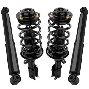 autosaver88 full complete struts compatible with chevy cobalt 2005-2010, chevy hhr 2006-2011, pontiac g5 2007-2009, pontiac pursuit 2005-2006, front & rear shock coil spring assembly