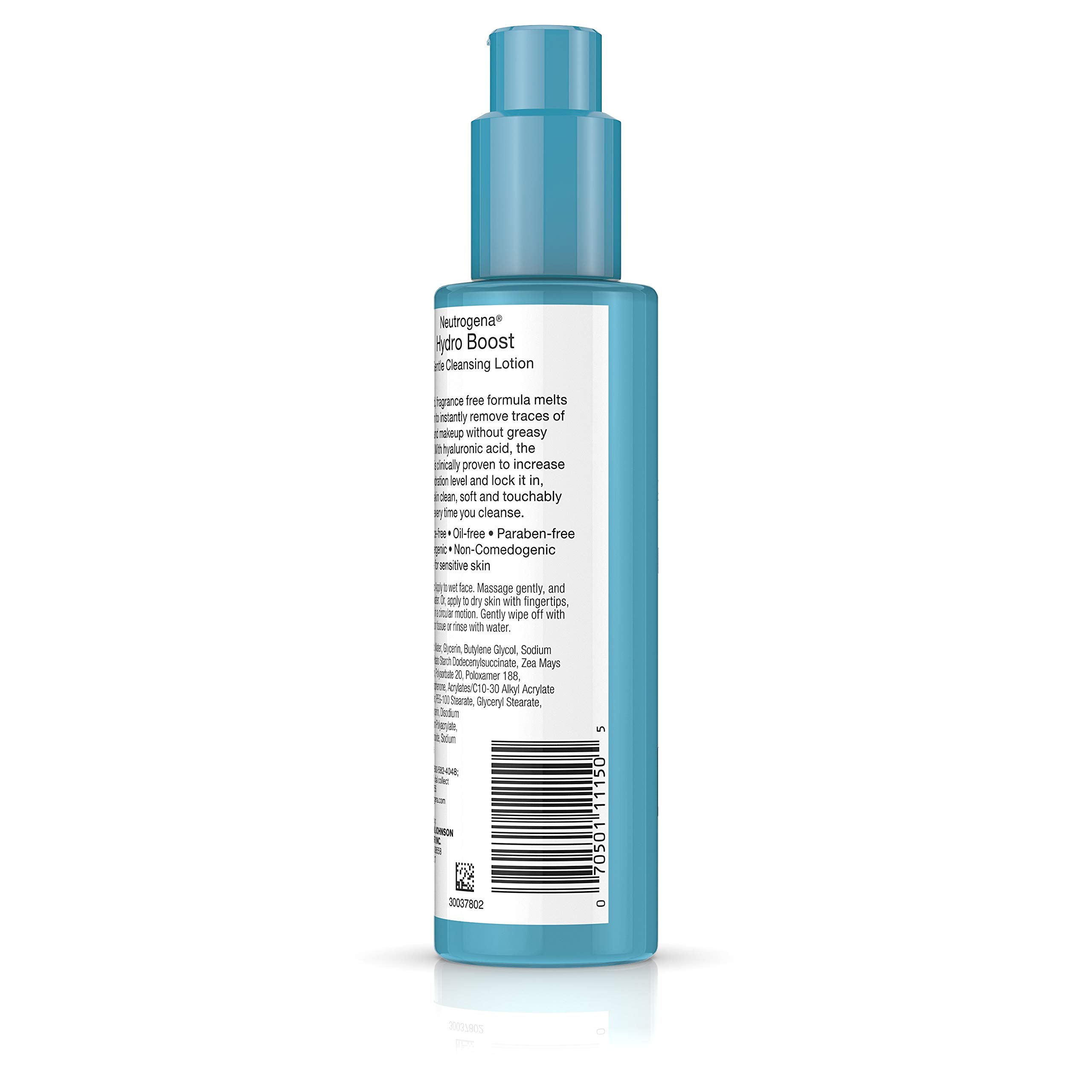 Neutrogena Hydro Boost Gentle Cleansing Lotion 5 Ounce Fragrance-Free (147ml)