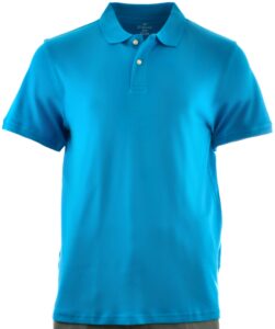 member's mark mens size x-large short sleeve polo shirt, blue