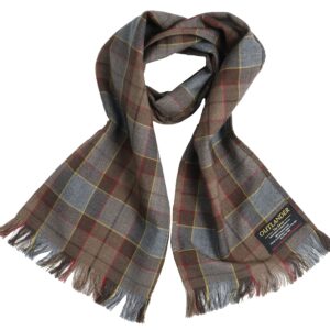 OUTLANDER JAMIE FRASER TARTAN PREMIUM WOOL SCARF - Woven in Scotland - Made in the U.S.A. - 9" x 58"