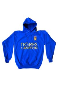 tigres uanl 2017 campeon otra vez apertura champions hoodie sweater (2xl, blue)