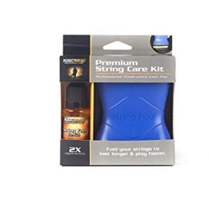 MusicNomad String Fuel Guitar String Cleaner/Lubricant Care Kit-3 Piece (MN145)