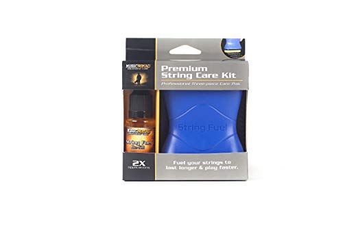 MusicNomad String Fuel Guitar String Cleaner/Lubricant Care Kit-3 Piece (MN145)