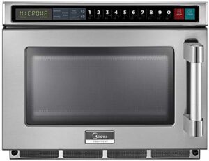 midea equipment 2117g1a commercial microwave, 2100 watts, stainless steel