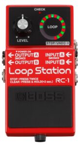 boss rc-1 loop station bundle w/boss psa-120s2 power supply