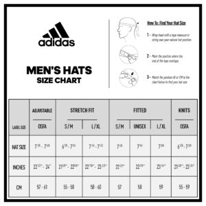 adidas Men's Impulse Cap, Black/White, One Size