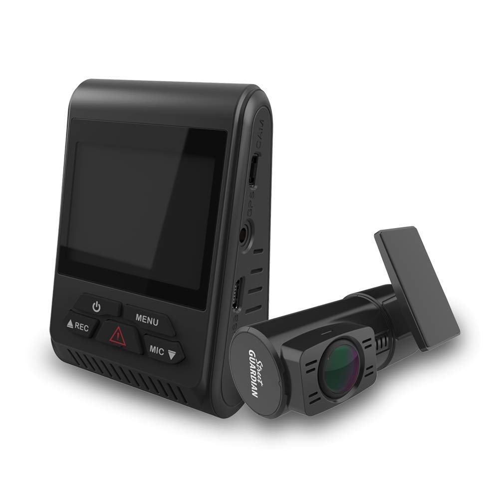 Street Guardian SG9663DCPRO+ Dual Channel Full HD 1080P Recording Front and Rear Dash Camera with WiFi, GPS, and CPL