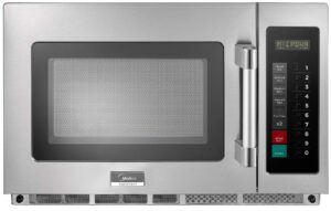 midea equipment 1834g1a commercial microwave, 1800 watts, stainless steel