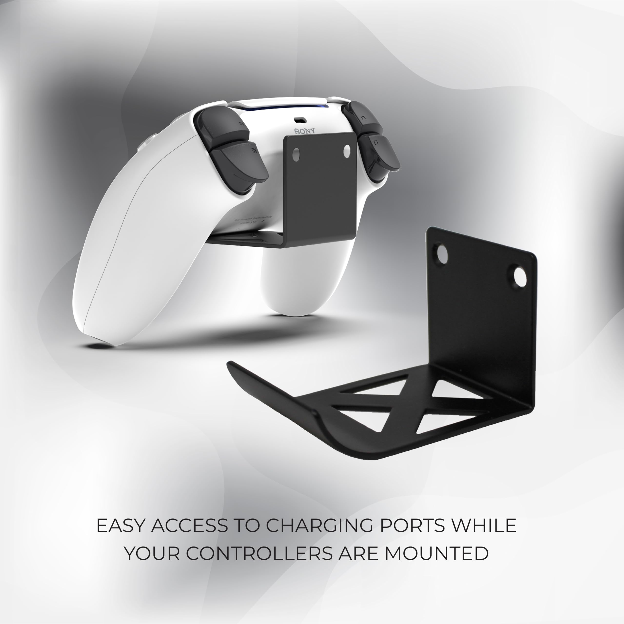 HumanCentric Universal Controller Mount (2-Pack) | Compatible with Playstation, Xbox, Nintendo Switch Pro Controllers and More