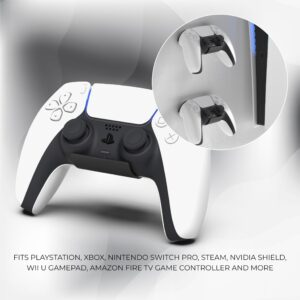 HumanCentric Universal Controller Mount (2-Pack) | Compatible with Playstation, Xbox, Nintendo Switch Pro Controllers and More