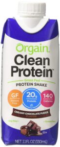 orgain whey protein shk chocolate fudge, 11 oz