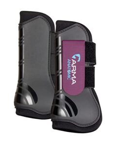 shires arma tendon boot (plum, cob)