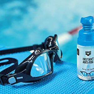 Arena Instant Anti-Fog Spray Swim Goggles Treatment Prevents Fogging Swim Practice Essential Defogger Solution, 35ml Up to 150 Applications, Clear