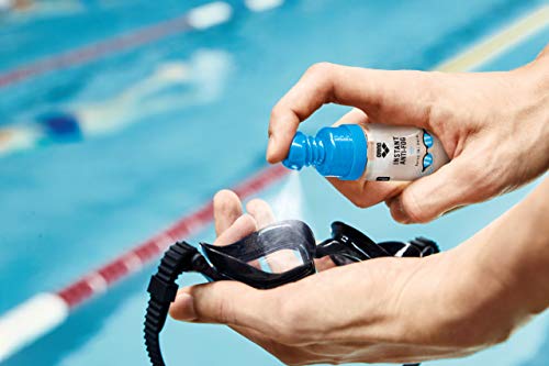 Arena Instant Anti-Fog Spray Swim Goggles Treatment Prevents Fogging Swim Practice Essential Defogger Solution, 35ml Up to 150 Applications, Clear