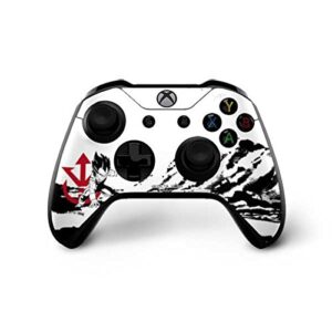 skinit decal gaming skin compatible with xbox one x controller - officially licensed dragon ball z vegeta wasteland design