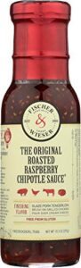 fischer & wieser sauce roasted raspberry chipotle, 10.5 oz