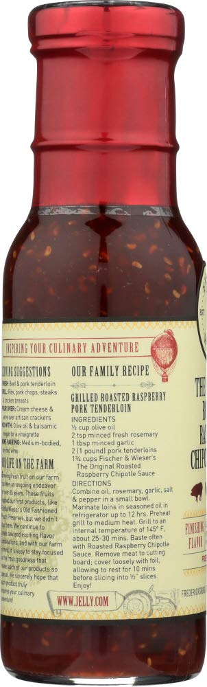 Fischer & Wieser Sauce Roasted Raspberry Chipotle, 10.5 oz