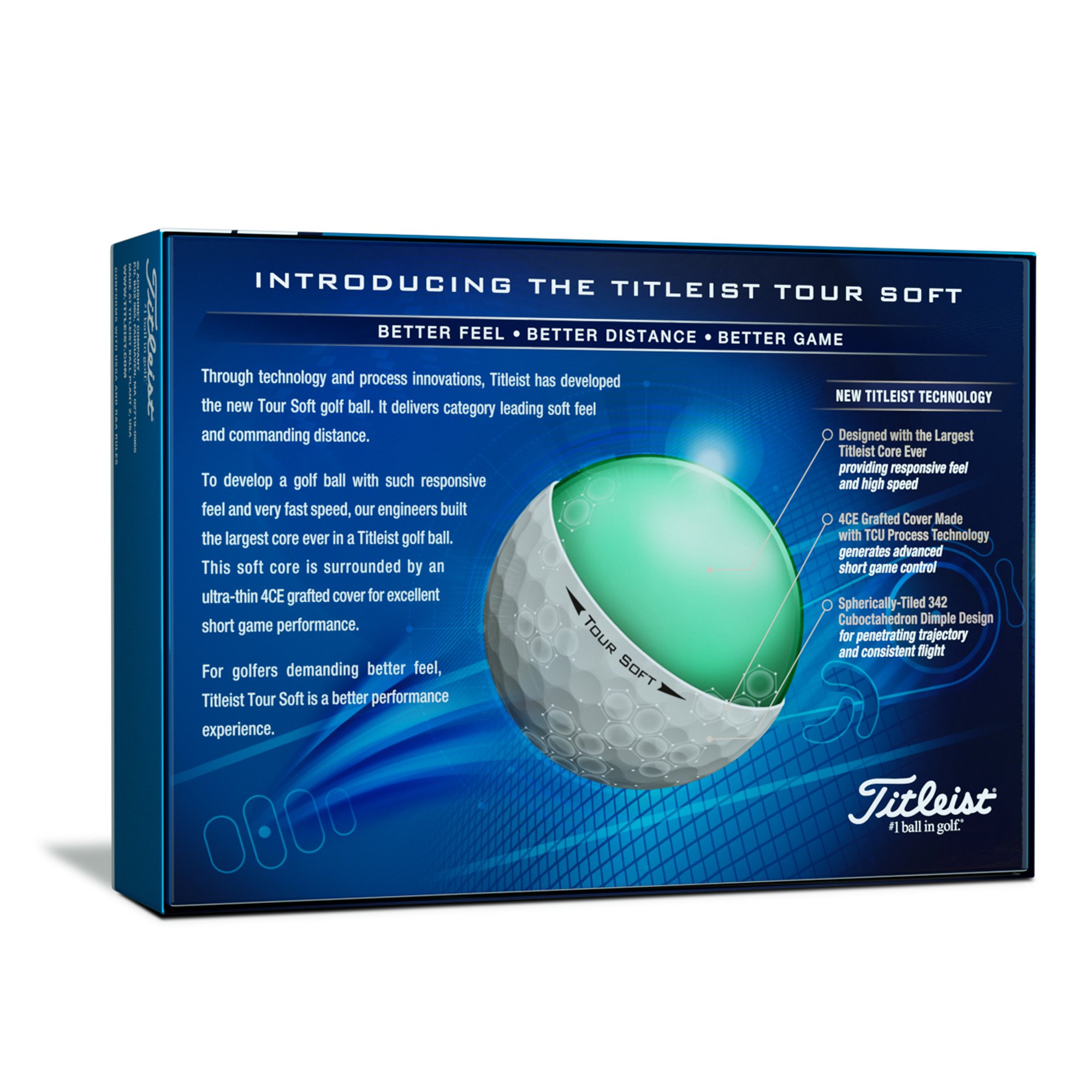 Titleist Tour Soft Golf Balls, Prior Generation, White (One Dozen)