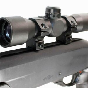 Trinity tactical Hunting 4x32 scope for Ruger Blackhawk Air Rifle dovetail rail Mount adapter rings mildot reticle black aluminum