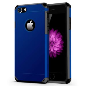 impactstrong for iphone 6 / iphone 6s case, heavy duty dual layer protection cover (navy blue)