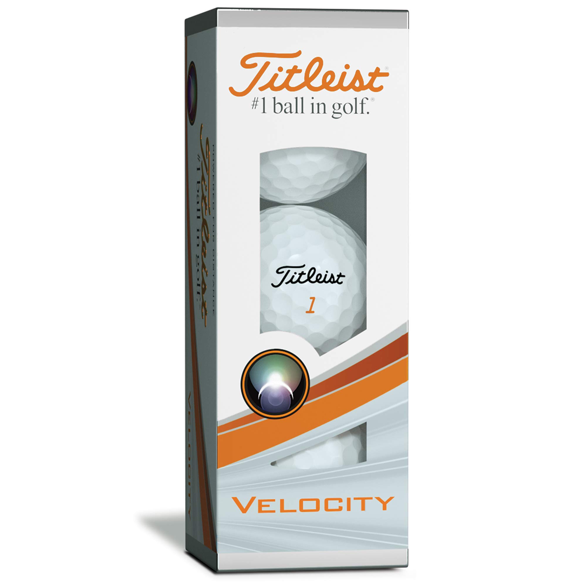 Titleist Velocity Golf Balls, White, Prior Generation (One Dozen)