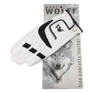 TrueGrip Golf Glove White Leather Ladies Worn on Right Hand Small