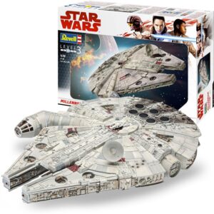 revell 06718 star wars millennium falcon (han solo) 1:72 scale unbuilt/unpainted plastic model kit