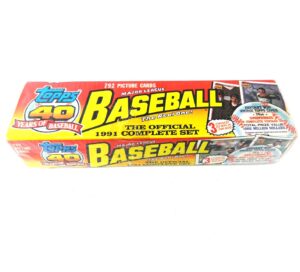 1991 topps baseball factory set (holiday)