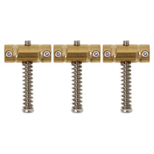 gotoh in-tune compensated saddles for tele, brass, set of 3