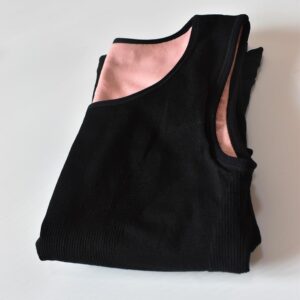 Aodrusa Womens Cotton Thermal Fleece Lined Underwear Tops Cami Tank Top Vest Black ONE SIZE