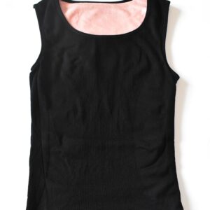 Aodrusa Womens Cotton Thermal Fleece Lined Underwear Tops Cami Tank Top Vest Black ONE SIZE