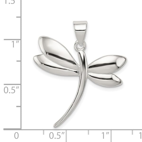 925 Sterling Silver Dragonfly Necklace Charm Pendant Only