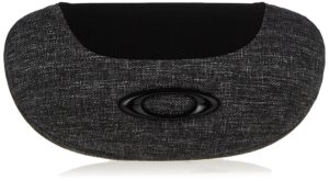 oakley lifestyle ellipse o sunglass case, black/grey, one size