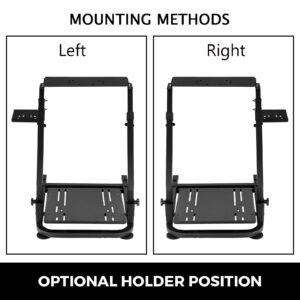 VEVOR G29 G920 Racing Steering Wheel Stand,fit for Logitech G27/G25/G29, Thrustmaster T80 T150 TX F430 Gaming Wheel Stand, Wheel Pedals NOT Included