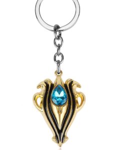 zhefanku fire emblem fates - azura's pendant - imitation sapphire pendant keychain