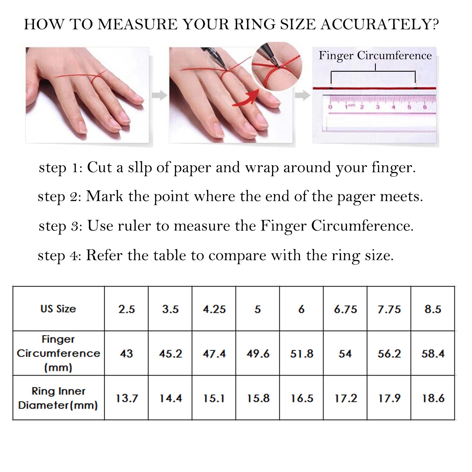 CANDYFANCY 925 Sterling Silver 1.2mm Stacked Midi Thin Rings for Women Knuckle Ring Band Stacking Ring Set Size 2.5-8.5 (Silver 8 Pcs)