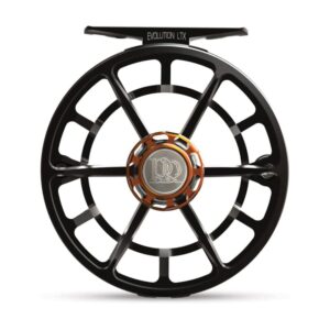 ross reels evolution ltx 4-5wt black fly fishing reel | durable lightweight aluminum large arbor reel for trout, redfish, bonefish, snook fishing