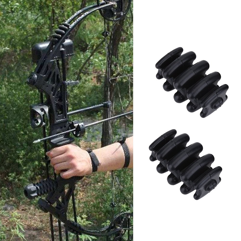 Compound Rubber Bow Stabilizer 2Pcs Archery Shock Absorber Vibration Dampener Limb Silencer Compound Bow Limb Savers