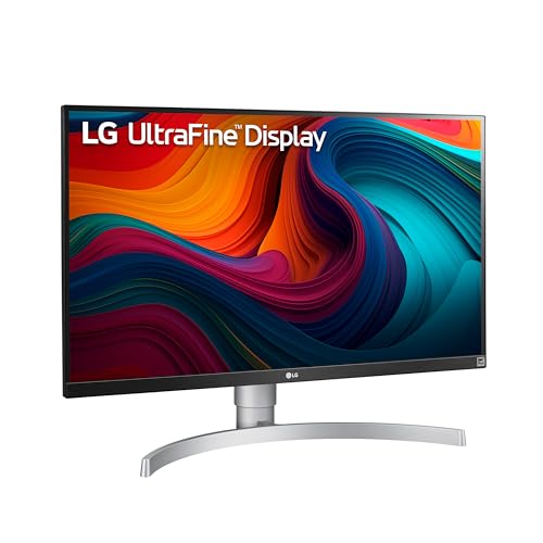 LG 27UK650-W 27” Inch UHD (3840 x 2160) IPS Display with HDR 10, sRGB 99% Color Gamut, AMD FreeSync Technology, 3-Side Virtually Borderless Design