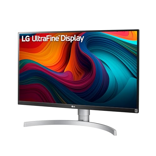 LG 27UK650-W 27” Inch UHD (3840 x 2160) IPS Display with HDR 10, sRGB 99% Color Gamut, AMD FreeSync Technology, 3-Side Virtually Borderless Design