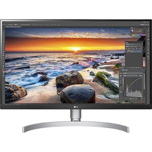 lg 27uk850-w 27" 4k uhd ips monitor with hdr10 with usb type-c connectivity and freesync, white