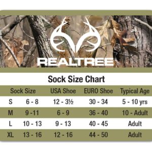 REALTREE Girls Kids Pink Camo Boot Socks (2-Pair Pack), Small