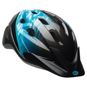 bell richter bike helmet - blue & dark titanium, 54-58cm