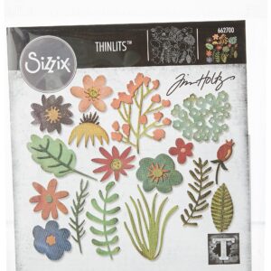 Sizzix Thinlits Die Set 17PK - Funky Floral #1