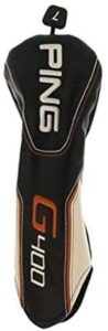 ping 2017 g400 26 degree 5 hybrid headcover black/white/orange